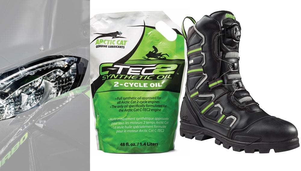 Arctic Cat Unveils LED Headlight New Gear and Synthetic Oil